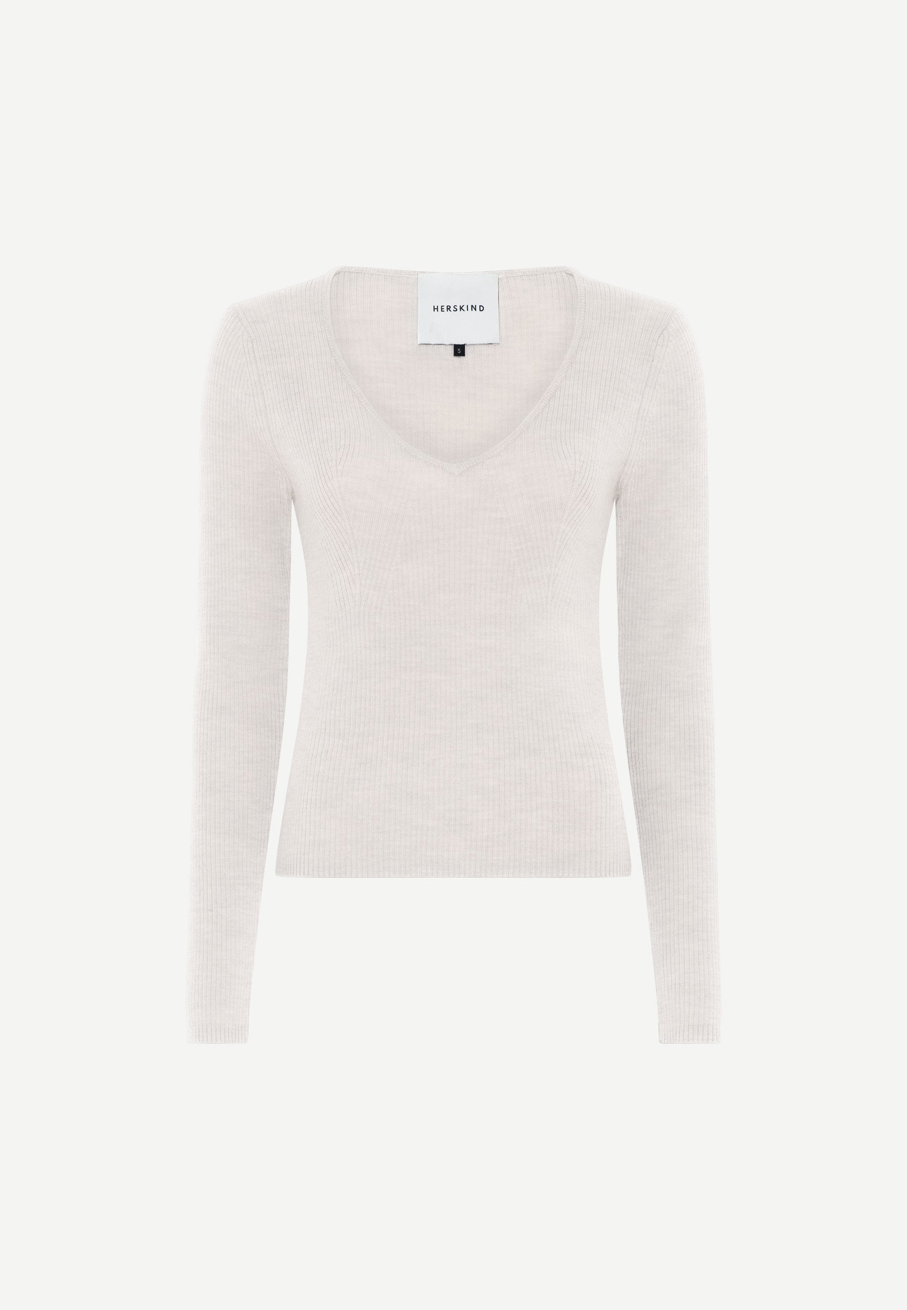 Nova Knit Blouse - Off White – Herskind CA